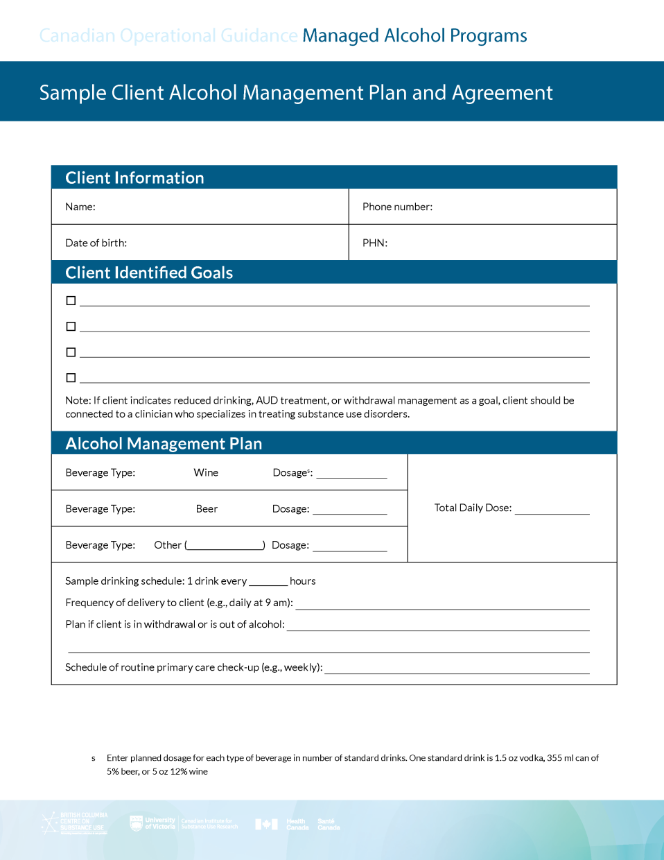 Managed Alcohol Programs – BCCSU